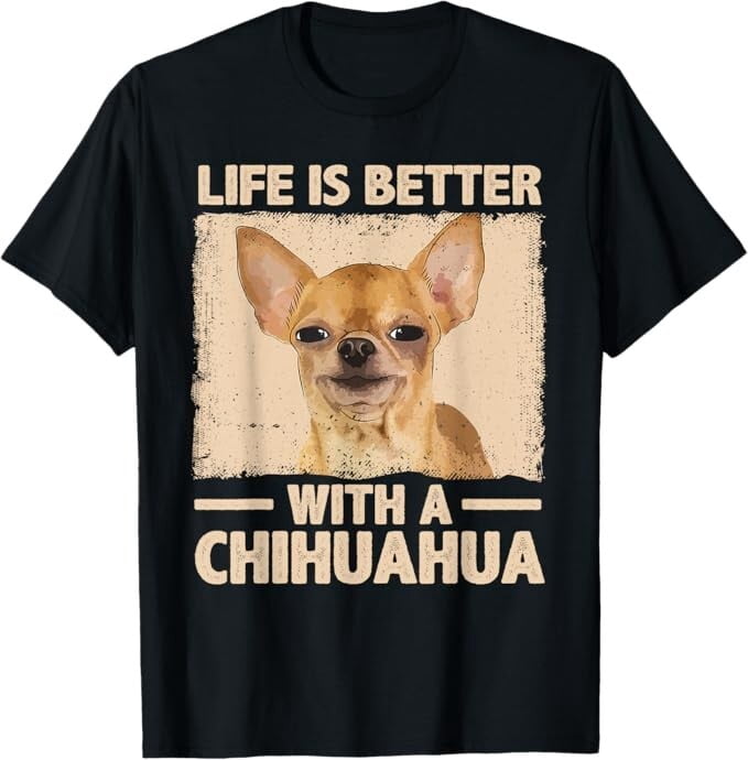 Chihuahua Design For Women Men Chihuahua Dog Chihuahua Lover T-Shirt ...