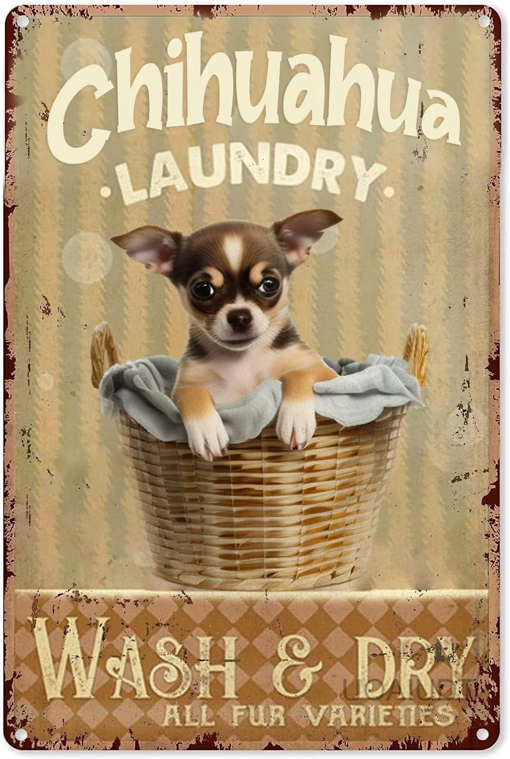 Chihuahua Laundry 200 Pieces Wooden Jigsaw Puzzles For Adults- Wash ...