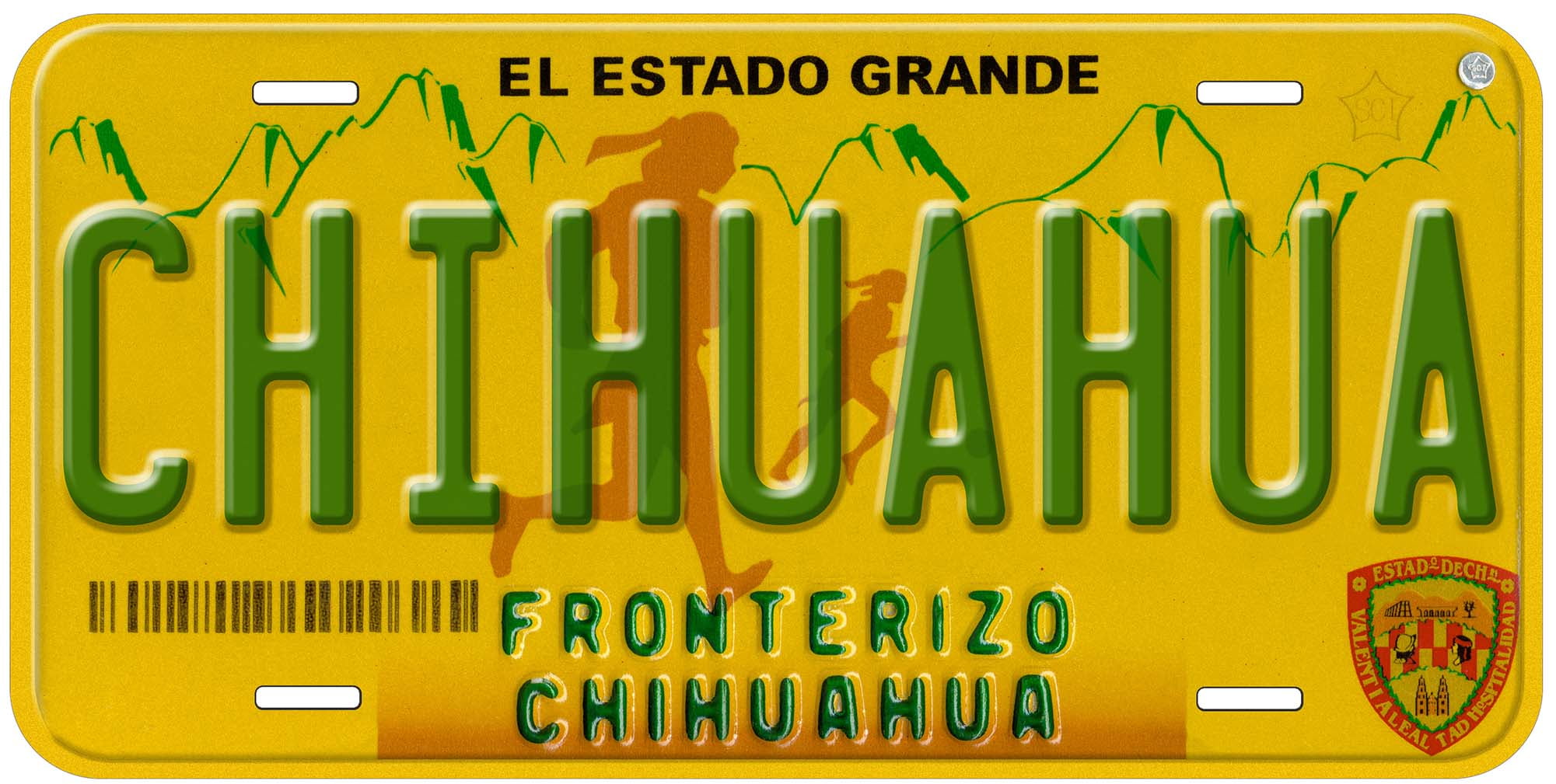 Chihuahua Mexico Novelty Car License Plate - Walmart.com