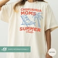 Chihuahua Moms Summer Club Tee, Dog Shirt, Social Club Shirt, Silly ...