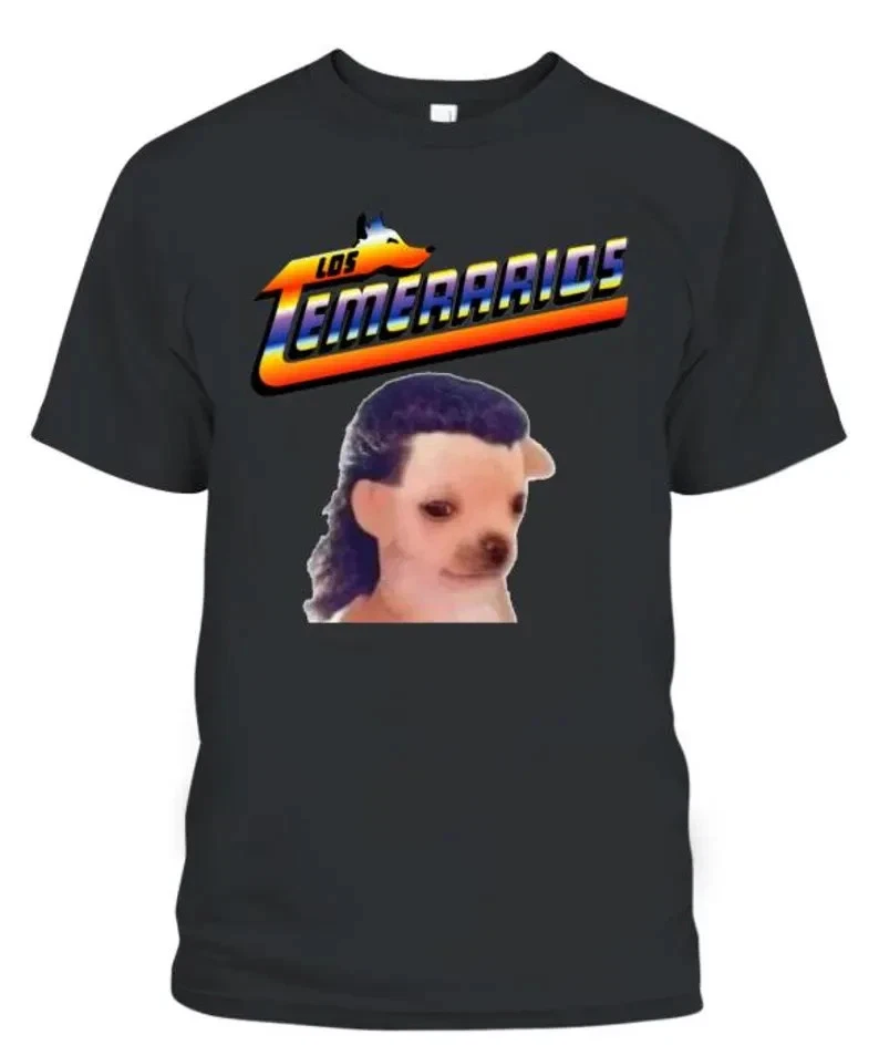Chihuahua Mullet Meme Retro Latin Band Fan Tee - Walmart.com