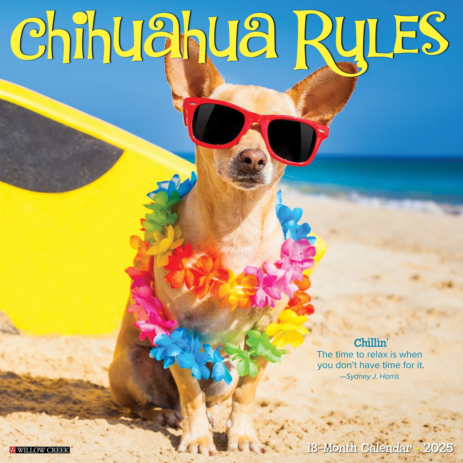 Chihuahua Rules 2025 Wall Calendar - Walmart.com