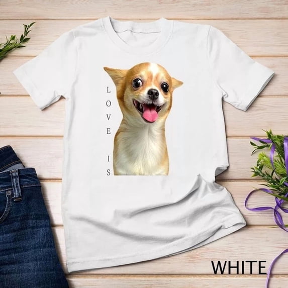 Chihuahua Shirt Dog Mom Dad Tee Love Pet Puppy Chiuauaha Unisex T-Shirt ...