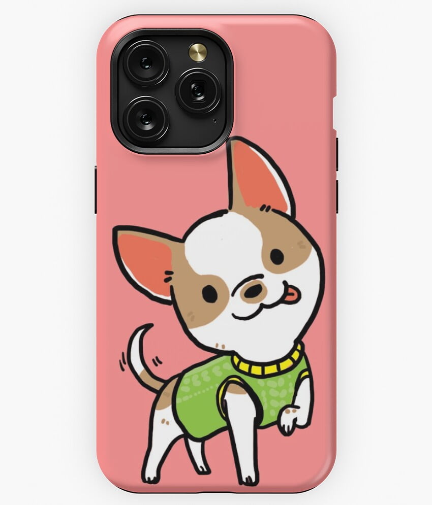 Chihuahua Simple Dog Breed Outline Graphic Design A2470 Phone Case for ...