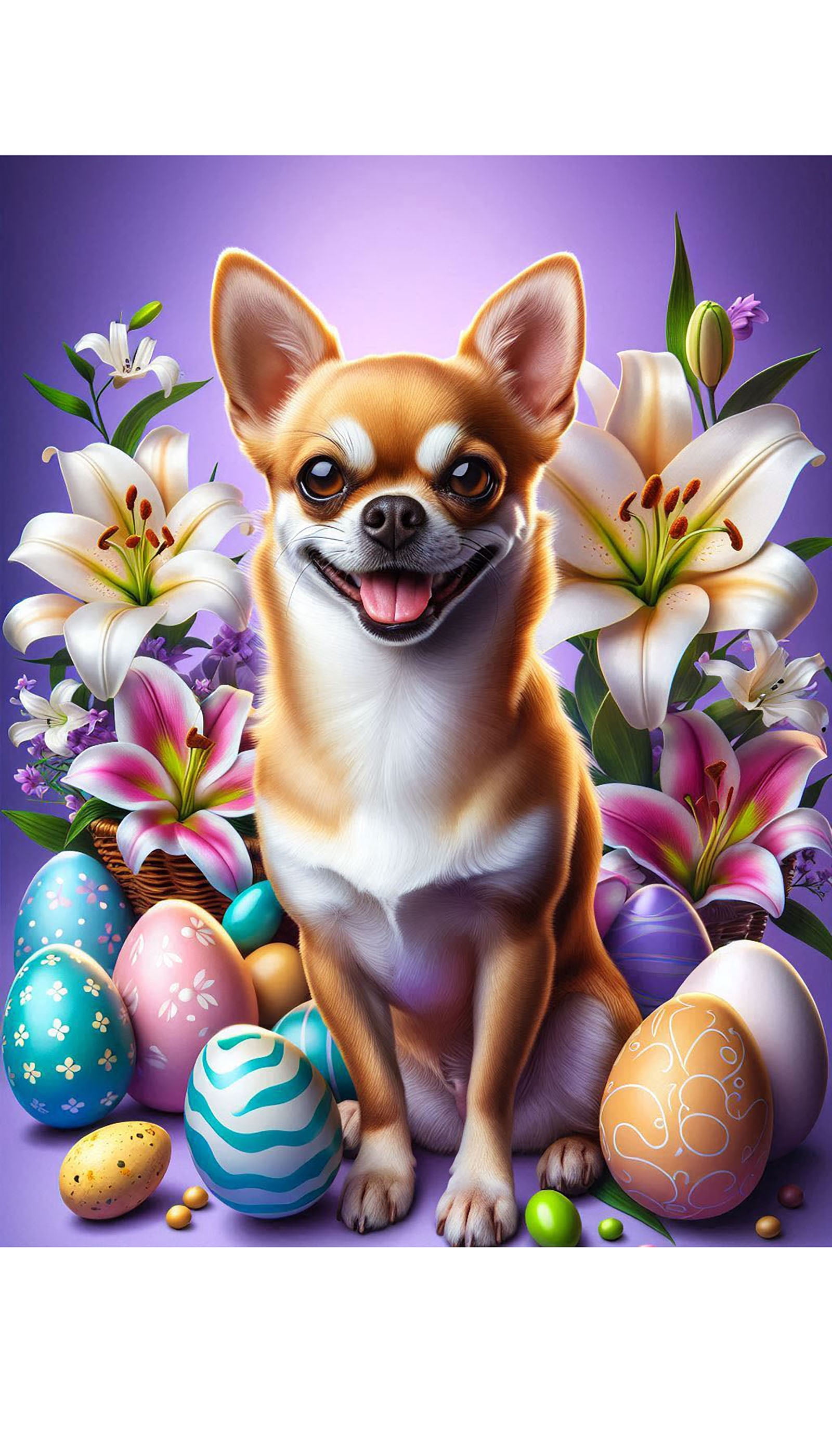 Chihuahua Tan Smooth - Best of Breed DCR Easter Holiday Outdoor House ...