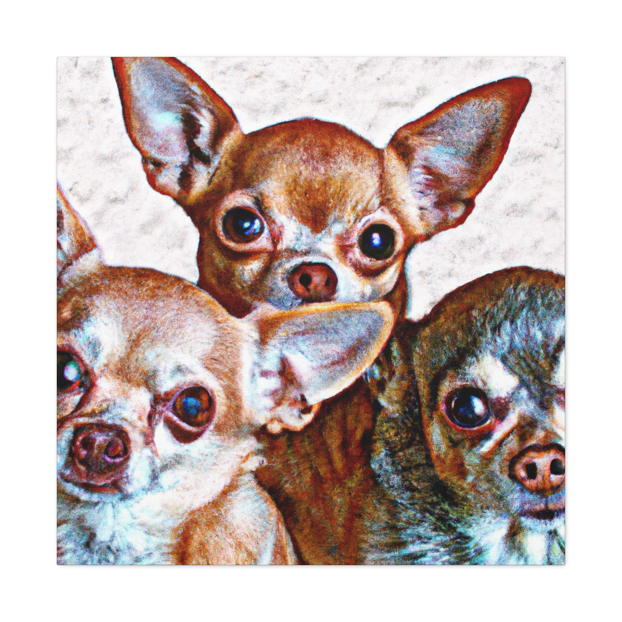 "Chihuahua in Realism" - Canvas - Walmart.com