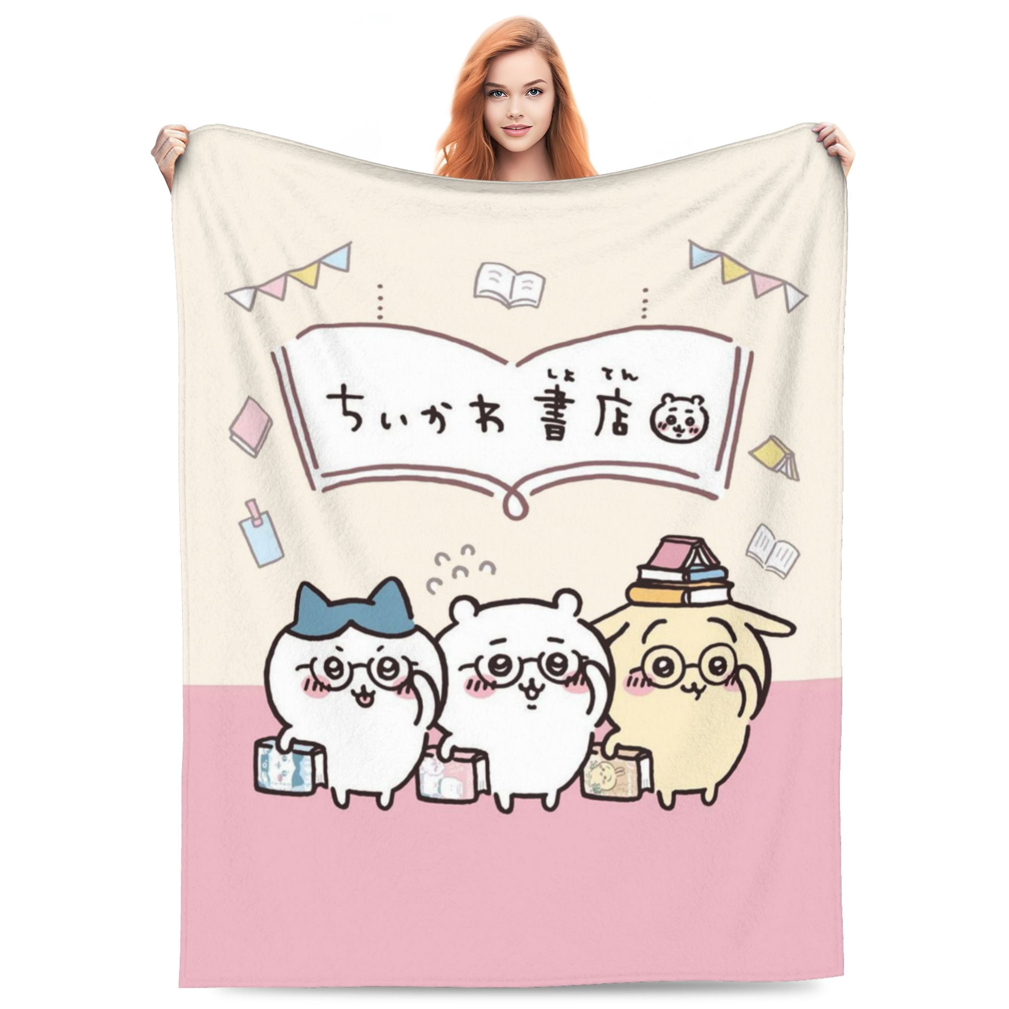 Chii-ka-w Bed Blanket 3D Printed Throw Blanket Lightweight Super Soft ...