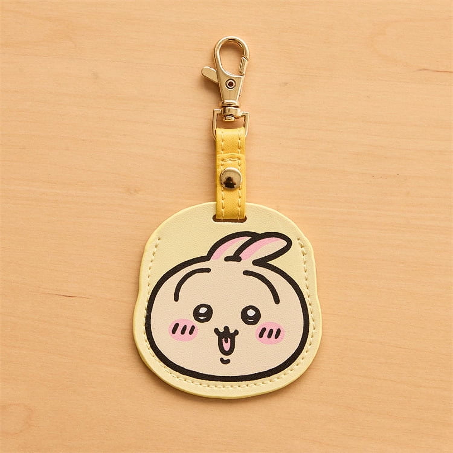 Chiikawa Access Control Card Cover Kawaii Anime Leather Keychain ...
