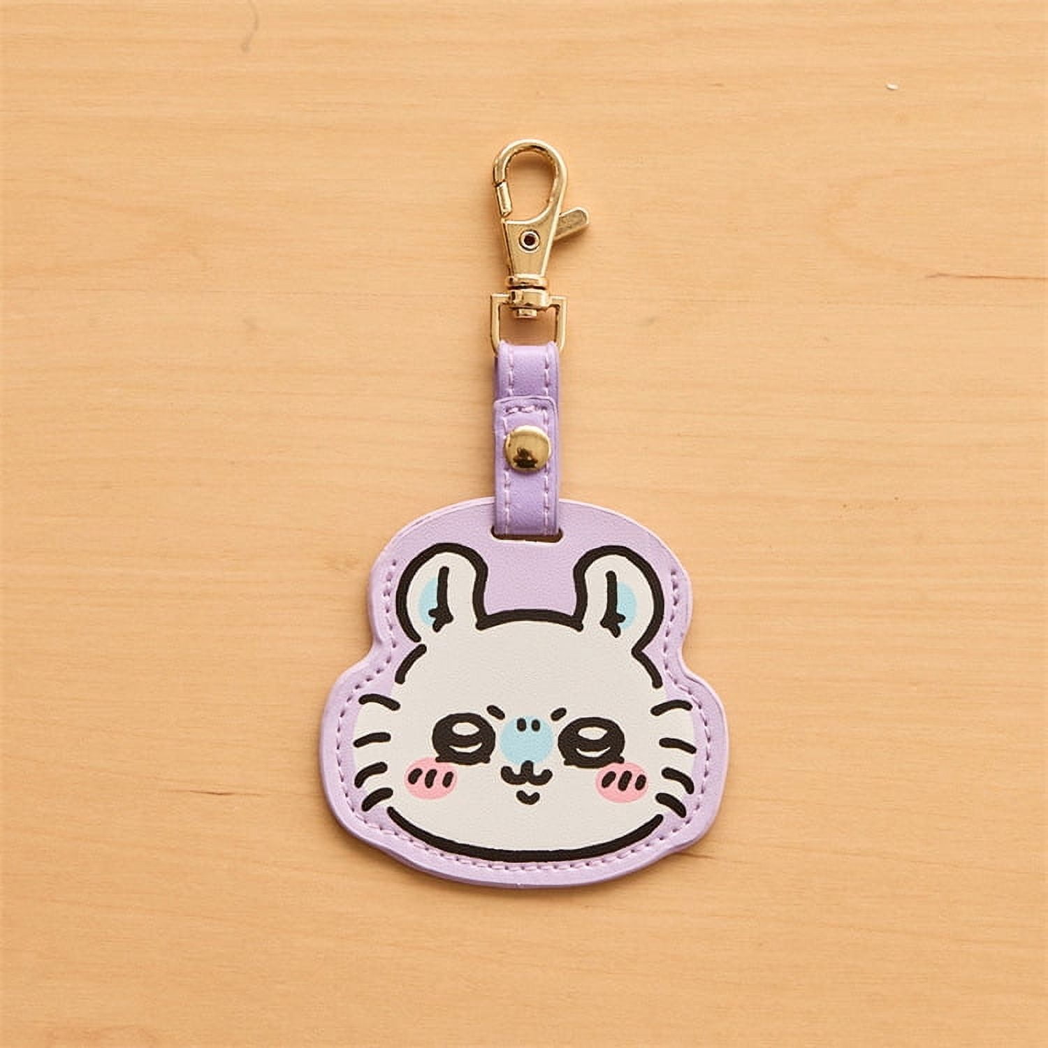Chiikawa Access Control Card Cover Kawaii Anime Leather Keychain ...