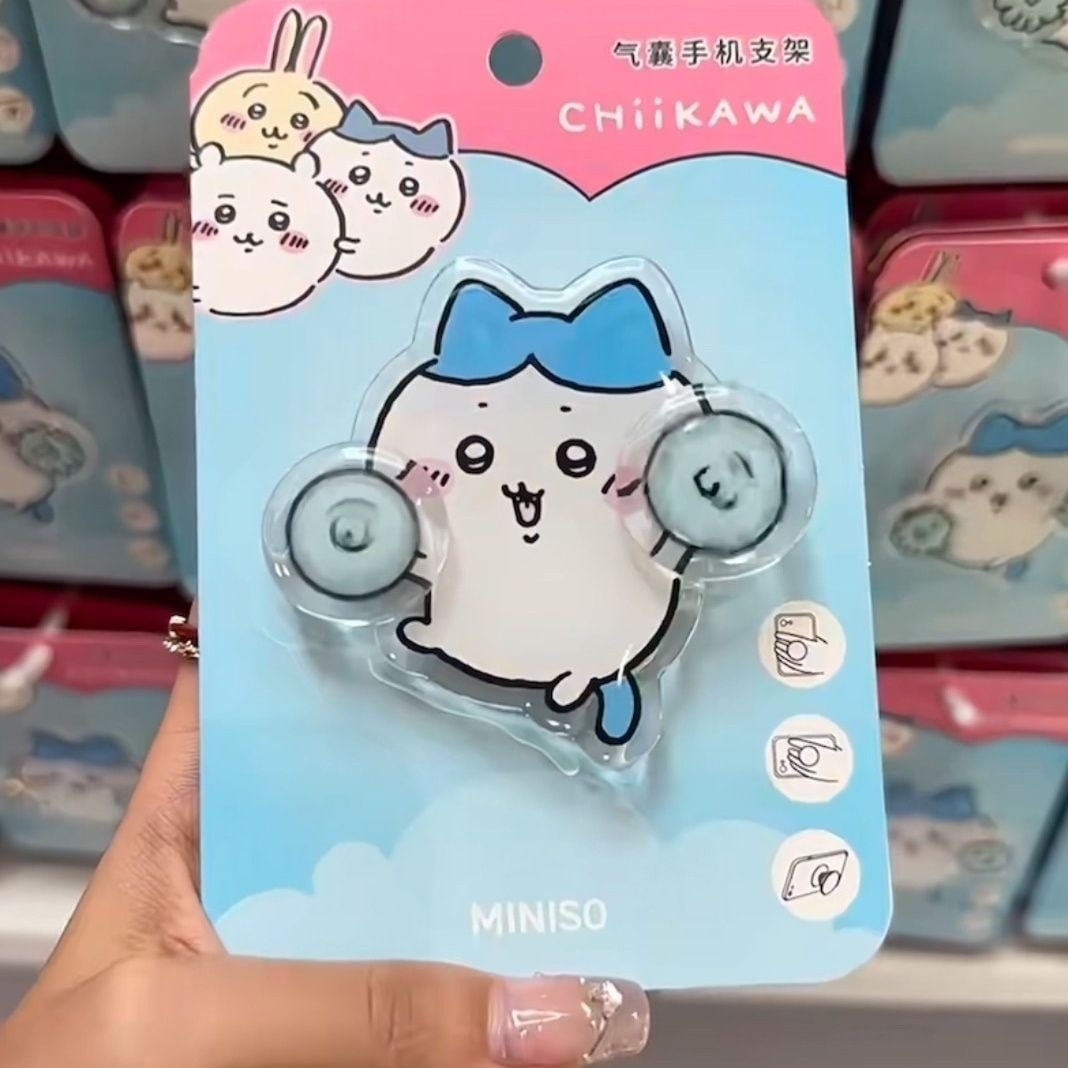 Chiikawa Airbag Bracket Cartoon Usagi Hachiware Rotatable Back Paste ...