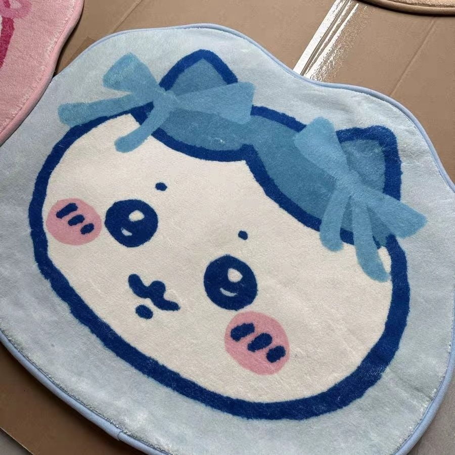 Chiikawa Anime Bedside Carpet Thicken Soft Cooling Pad Foot Pads ...