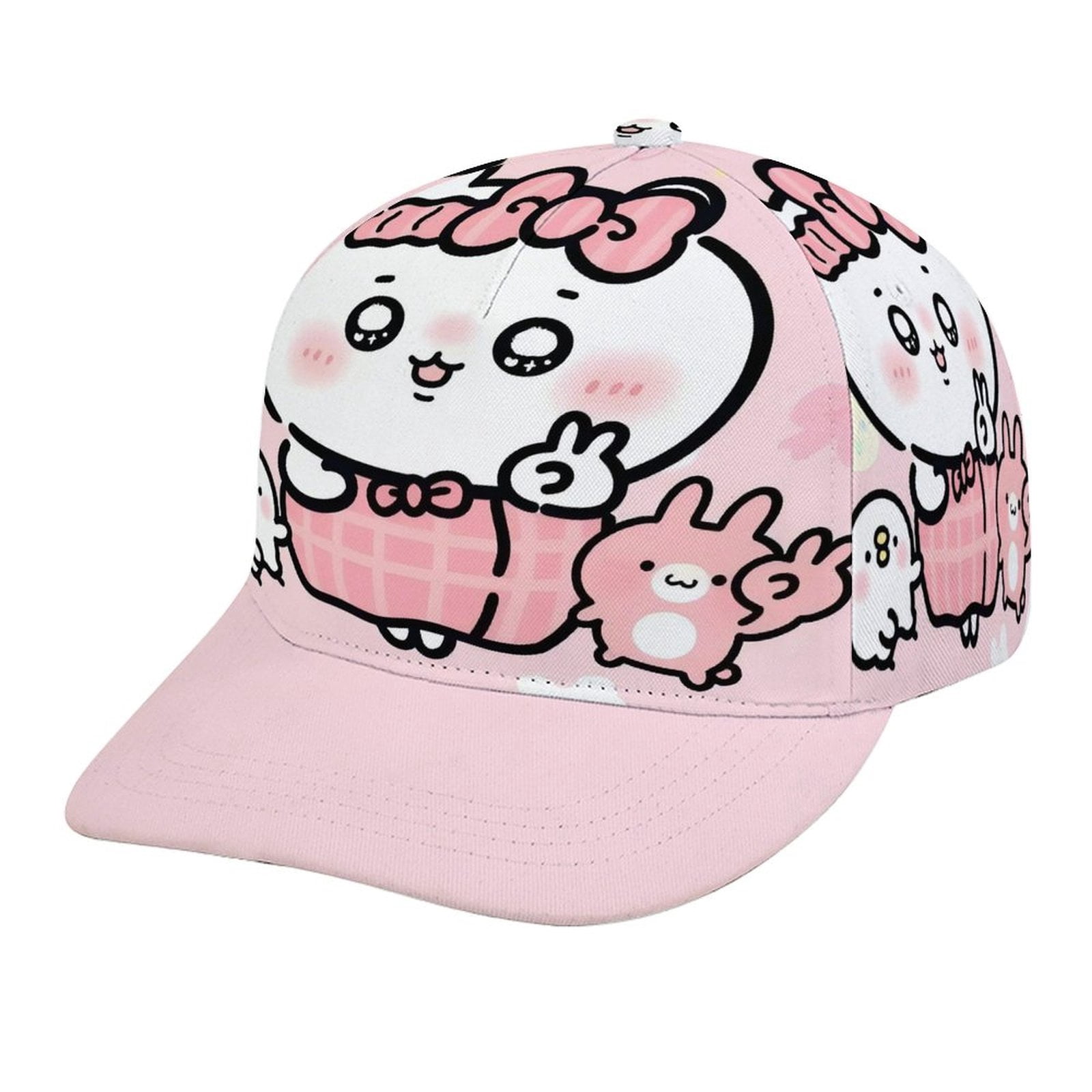 Chiikawa Anime adult full print curved rubber baseball cap one size ...