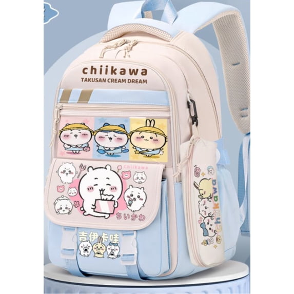 Chiikawa Backpack Book Bags Cartoon Usagi Hachiware Primary Spine ...