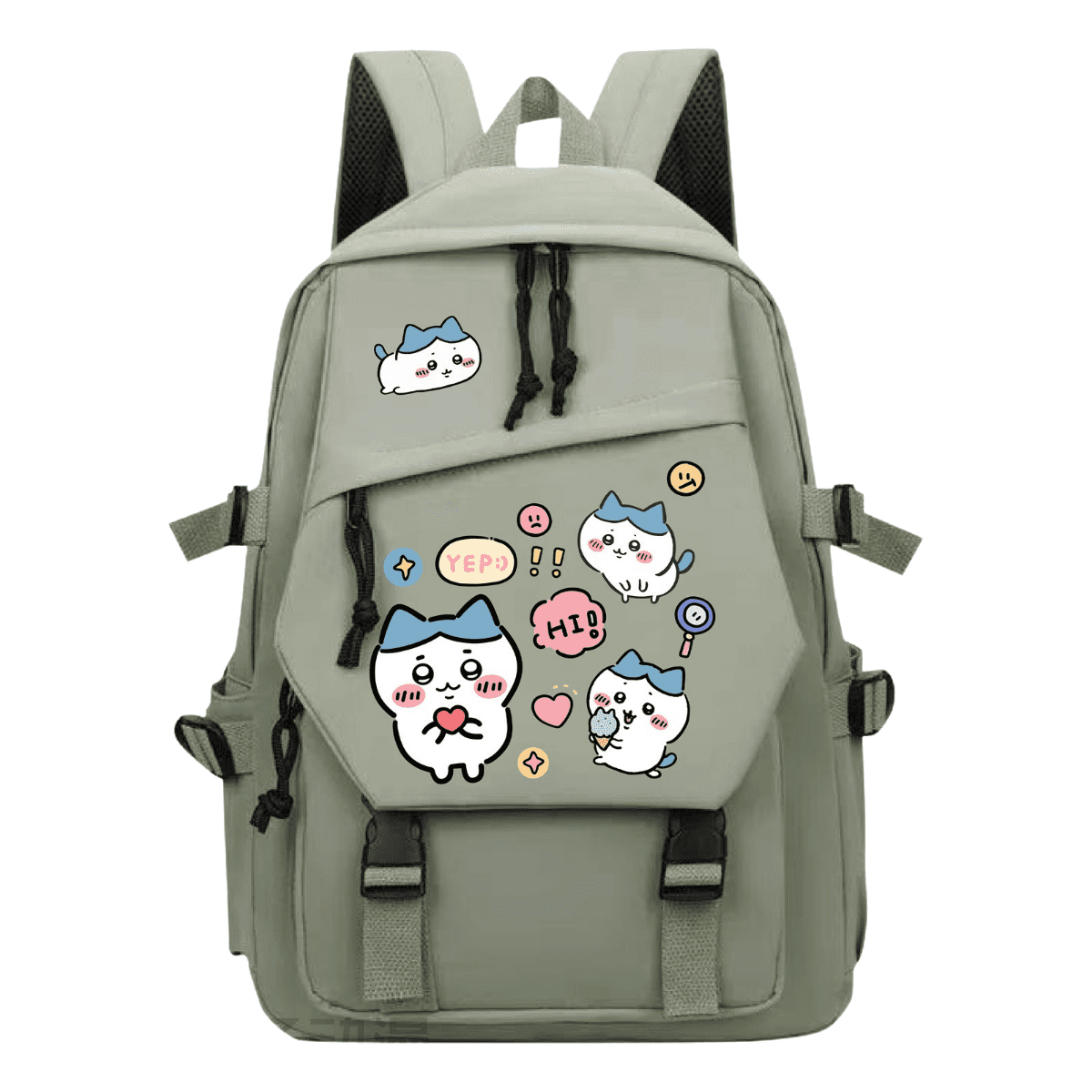 Chiikawa Backpack Unisex Kawaii Daypack Usagi School Bag Hachiware ...