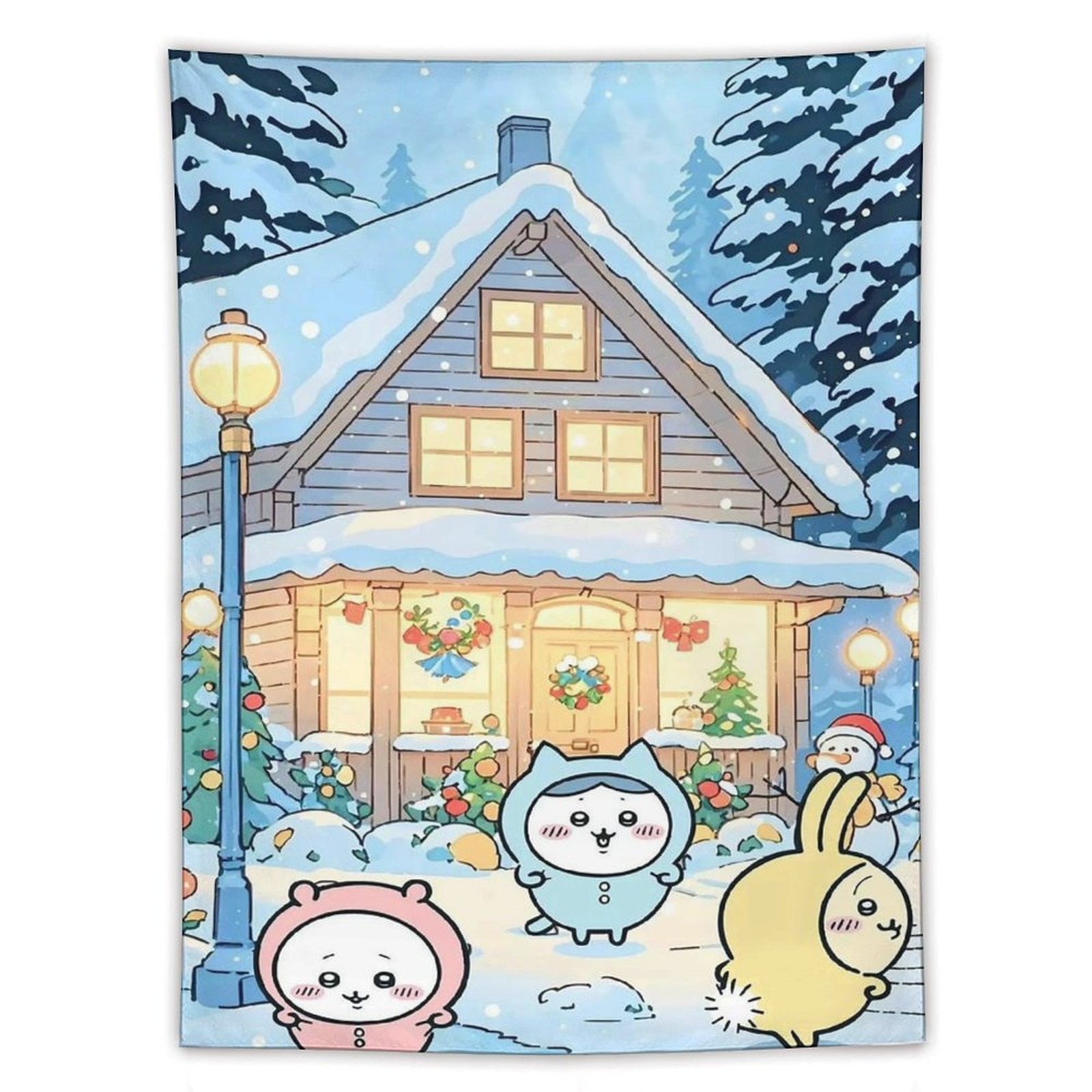 Chiikawa Bag (3) Funny Tapestry for Room Man Cave Wall Decor Flags with ...