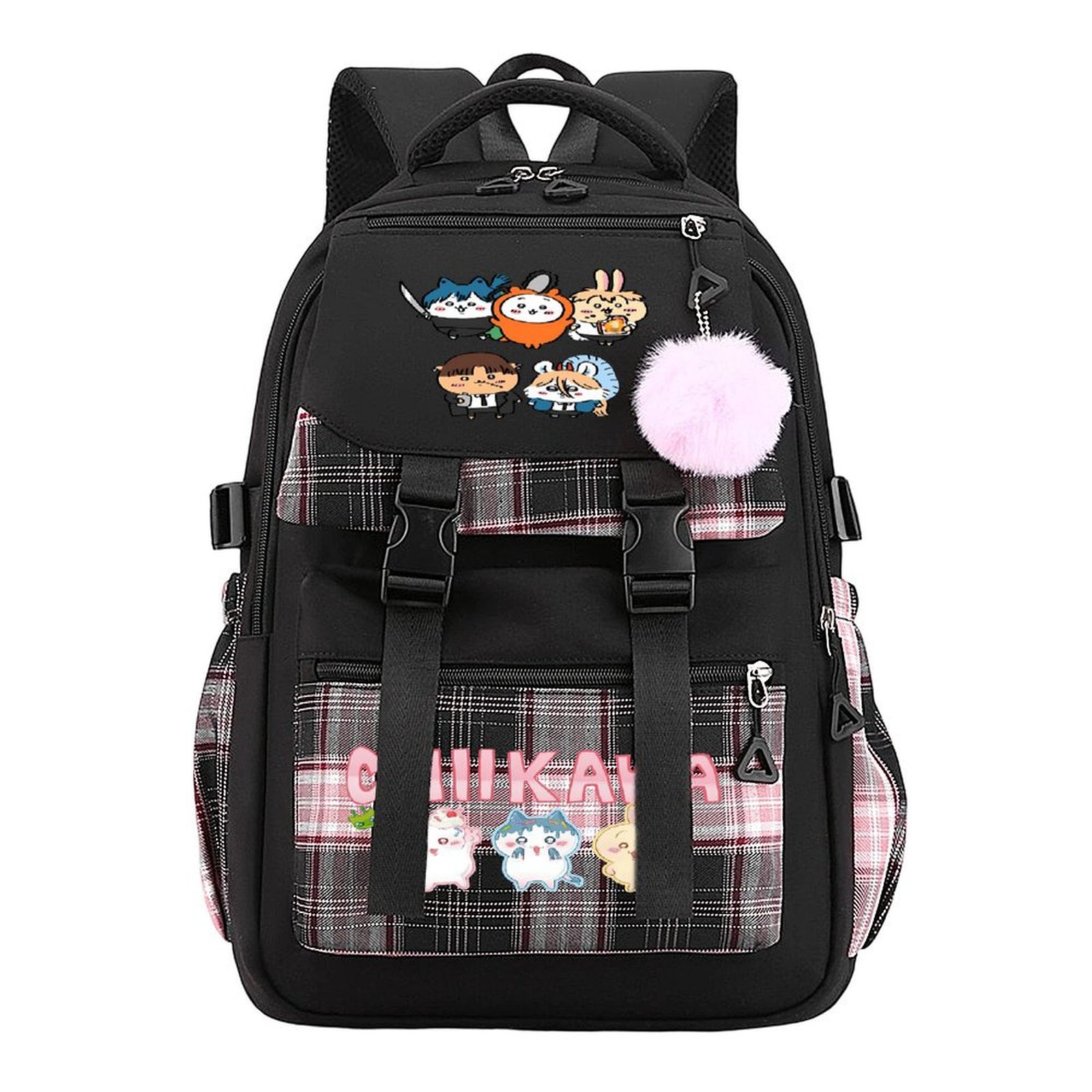Chiikawa Bag Outdoor Travel Backpack Double Shoulder Bag School Bag ...