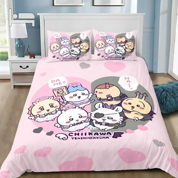 Chiikawa Bedding Set Bedroom Decoration - Includes Duvet Cover (1) and ...