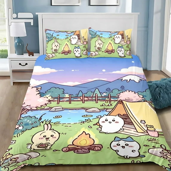 Chiikawa Bedding Set Bedroom Decoration - Includes Duvet Cover (1) and ...