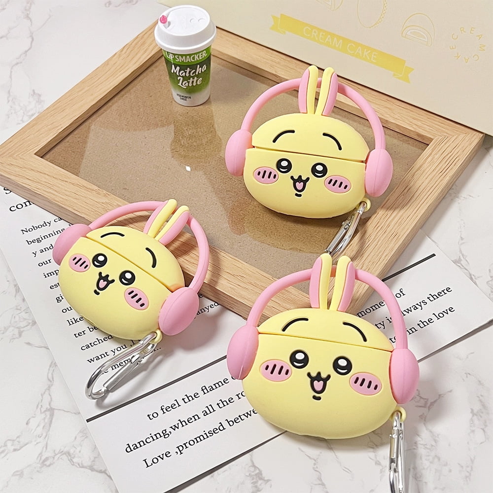 Chiikawa Cute 3D Anime Shockproof Earphone Silicone Cover For Airpods 4 ...