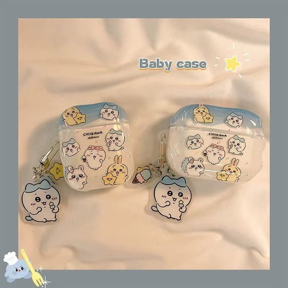 Chiikawa Cute Earphone Case for Airpods 4 3 2 1 Pro2 Cover with Charm ...