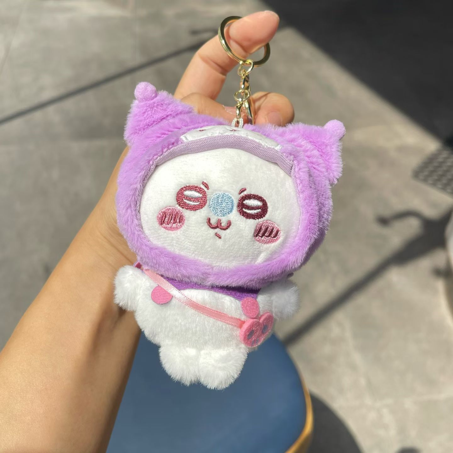 Chiikawa Cute Plush Keychain Kawaii Costume Doll Bag Charm Soft Toy ...