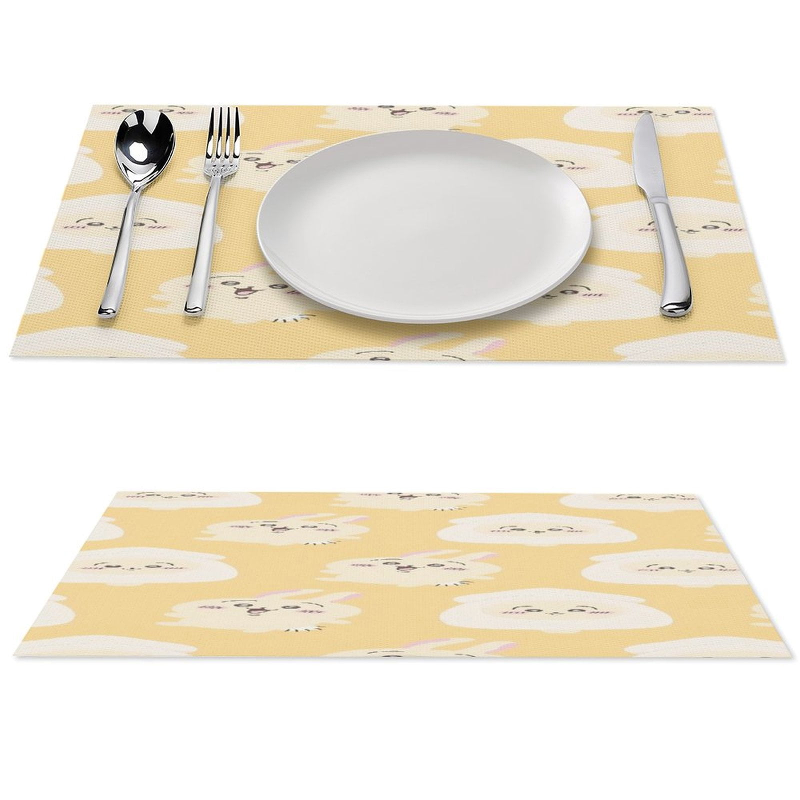 Chiikawa Cute cartoon table mat non-slip heat-resistant washable 6 PCS ...
