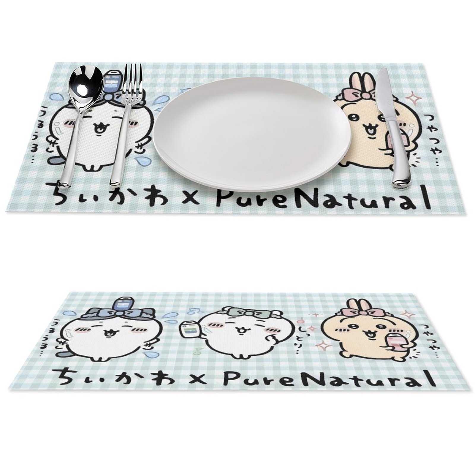 Chiikawa Cute cartoon table mat non-slip heat-resistant washable 6 PCS ...