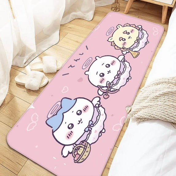 Chiikawa Door Mat Entrance Non-slip Doormat Washable Kitchen Carpet ...