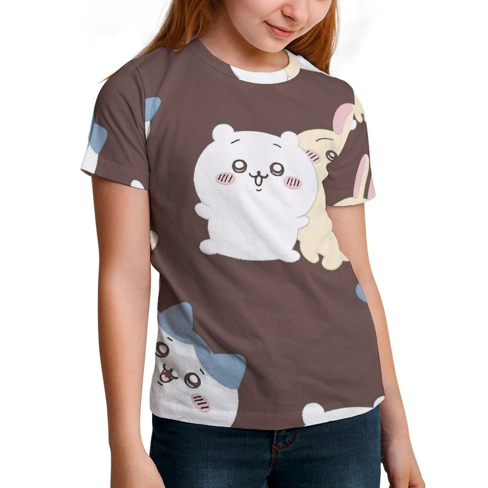 Chiikawa Girls Short Sleeve T-Shirt 140CM - Walmart.com