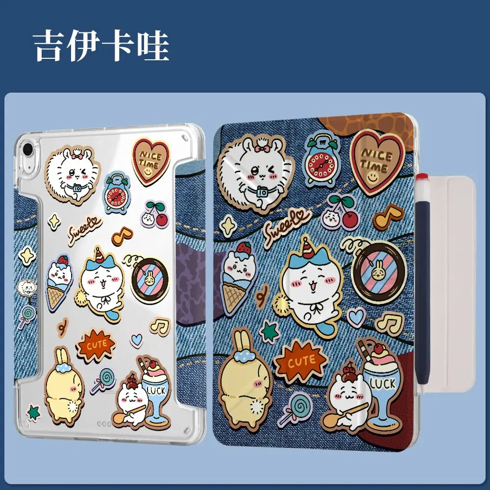 Chiikawa Hachiware IPad Protective Case IPadAir Anti-bending Anime Anti ...