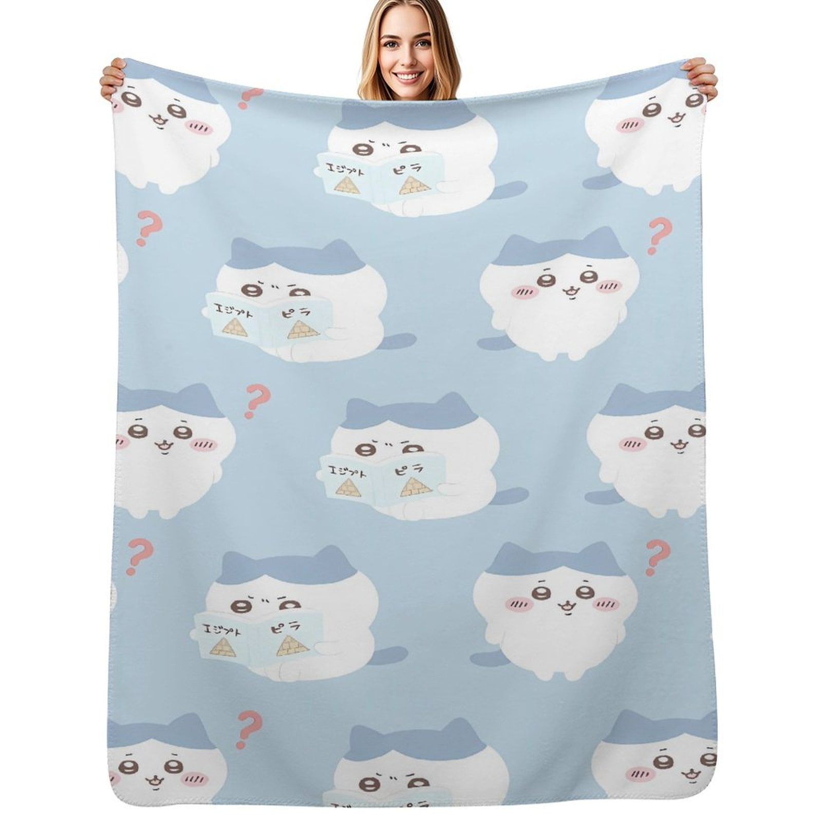 Chiikawa Hachiware Lamb Fur Blanket Small Blanket Soft And Comfortable ...