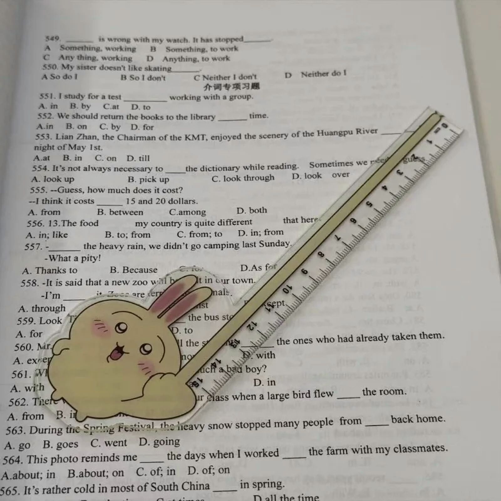 Chiikawa Hachiware Straight Ruler Anime Bookmark Ruler Office ...