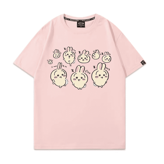 Chiikawa Hachiware Usagi Cute Cartoon Women‘s and men’s T-Shirt Short ...