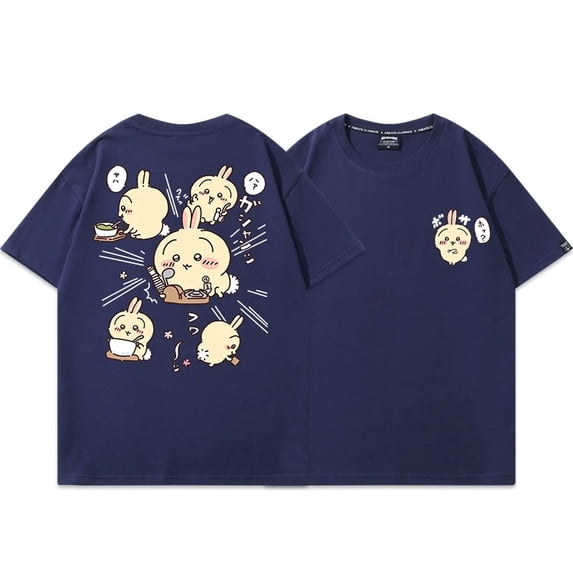 Chiikawa Hachiware Usagi Cute Cartoon Women‘s and men’s T-Shirt Short ...