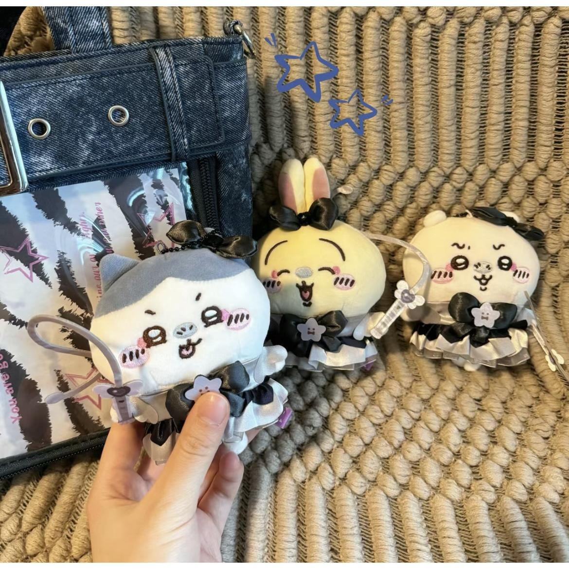 Chiikawa Hachiware Usagi Dark Magic Girl's Dangling Plush Doll Birthday ...