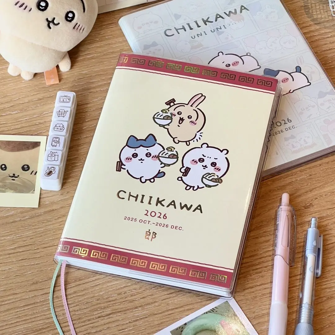 Chiikawa Hachiware Usagi Notebook Schedule Anime Booklet Thickened ...