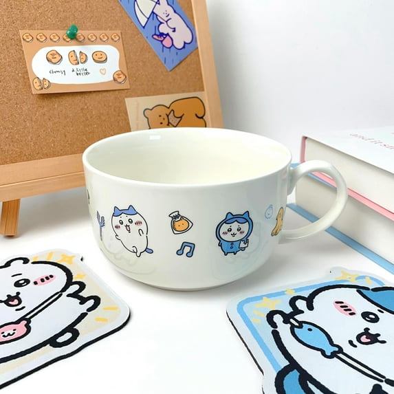 Chiikawa Hachiware Usagi birthday gift cute ceramic instant noodles ...