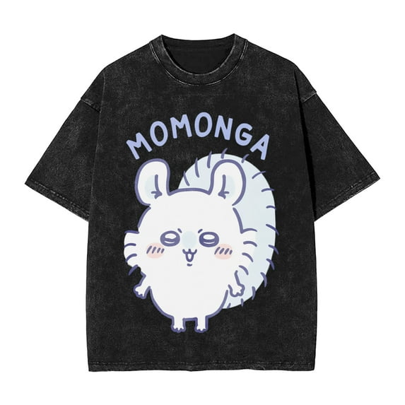 Chiikawa Heavy Metal Usagi Hachiware Washed T Shirts Streetwear Hip Hop ...