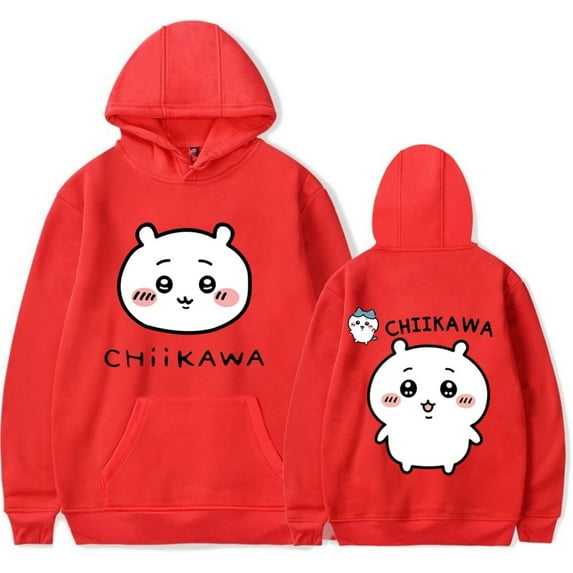 Chiikawa Hoodies Harajuku Fashion Unisex Sweatshirt Cute Chiikawa Print ...