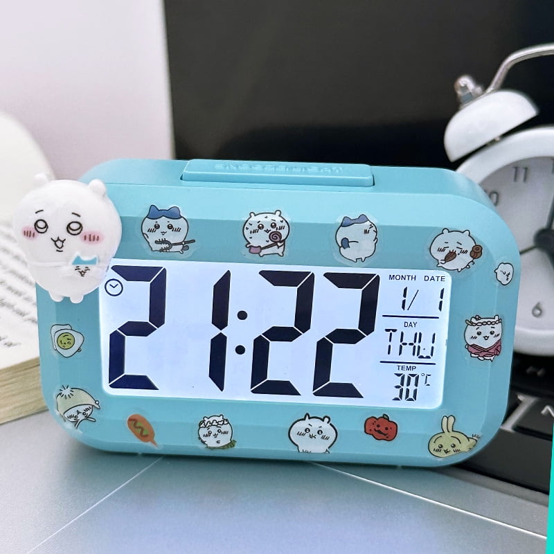Chiikawa Ins Style Multifunctional Alarm Clock For Learning Timed Night ...