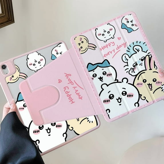 Chiikawa Ipad Case with Pen Slot for 11th 10th 10.9in Tablet Cases Pro ...