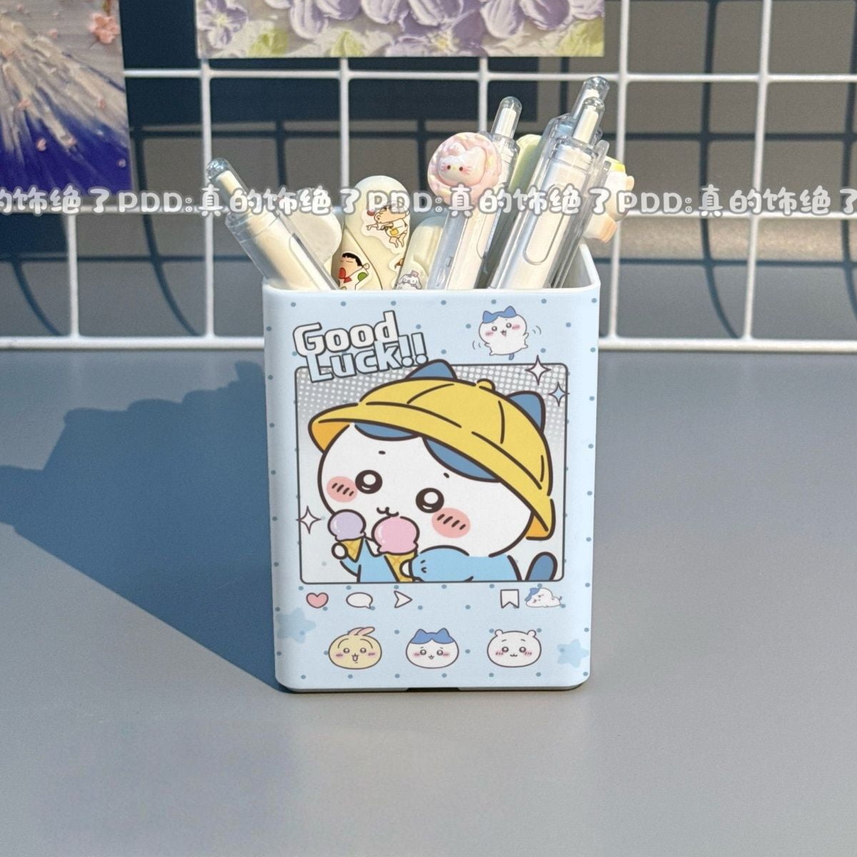 Chiikawa Kindergarten Series Pen Holder Student Desktop Stationery ...