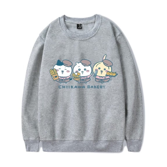 Chiikawa Merch Long Sleeve Unisex Sweatshirt Hooded Trend Cosplay ...