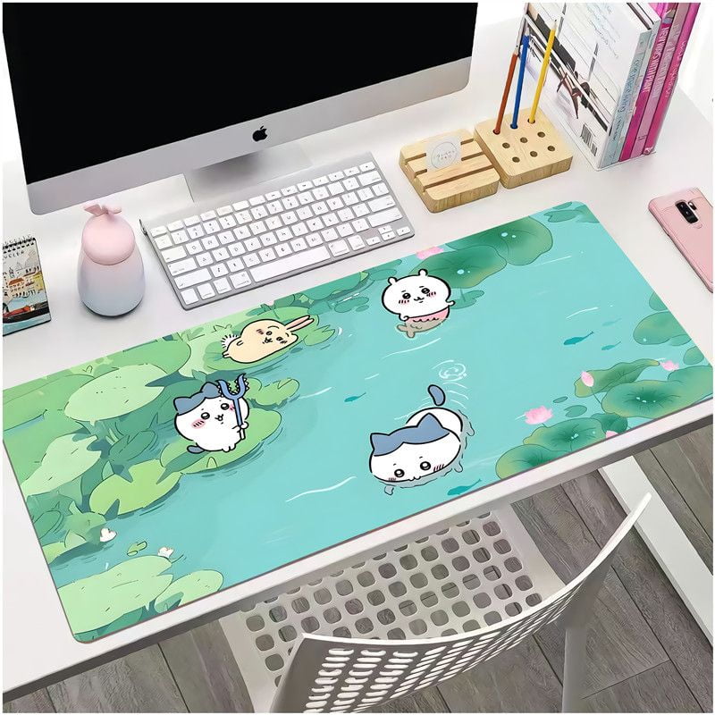 Chiikawa Mouse Pad Keyboard Pad New Cute Desktop Pad Large Thickened ...