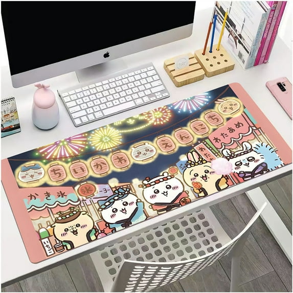 Chiikawa Mouse Pad Keyboard Pad New Cute Desktop Pad Large Thickened ...