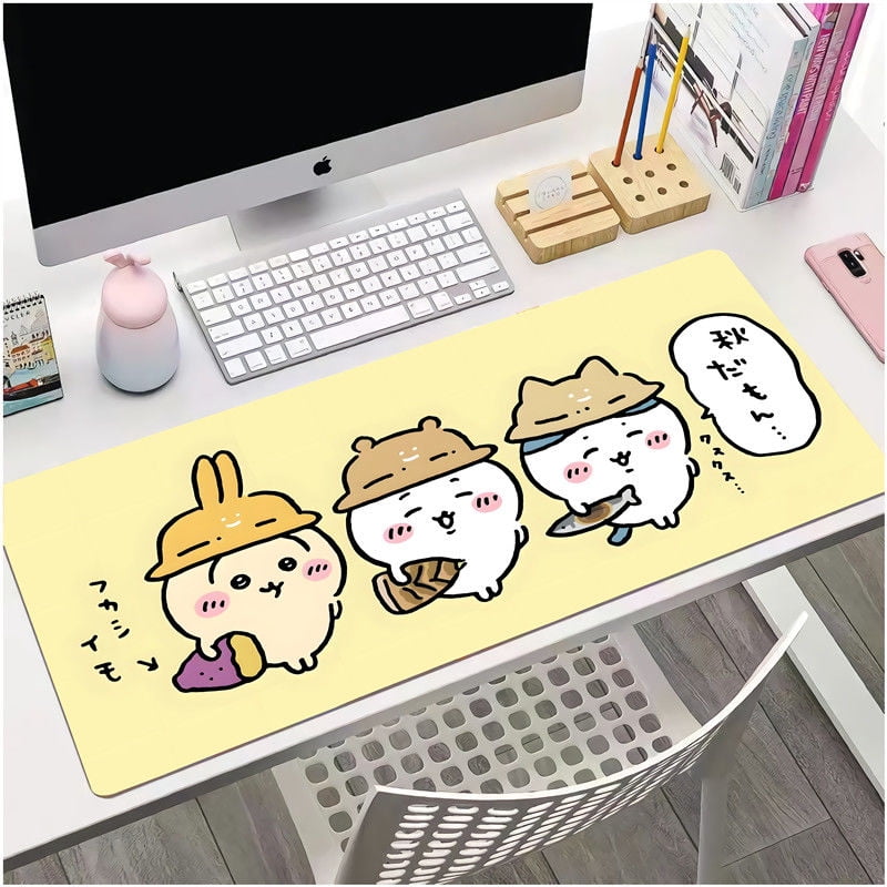 Chiikawa Mouse Pad Keyboard Pad New Cute Desktop Pad Large Thickened ...