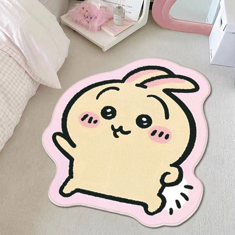 Chiikawa New Pattern Miniso Carpet Cute Usagi Special Shaped Piush Girl ...