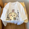 Chiikawa Pajamas Summer Pure Cotton Round Neck Short Sleeve Pants Loose ...