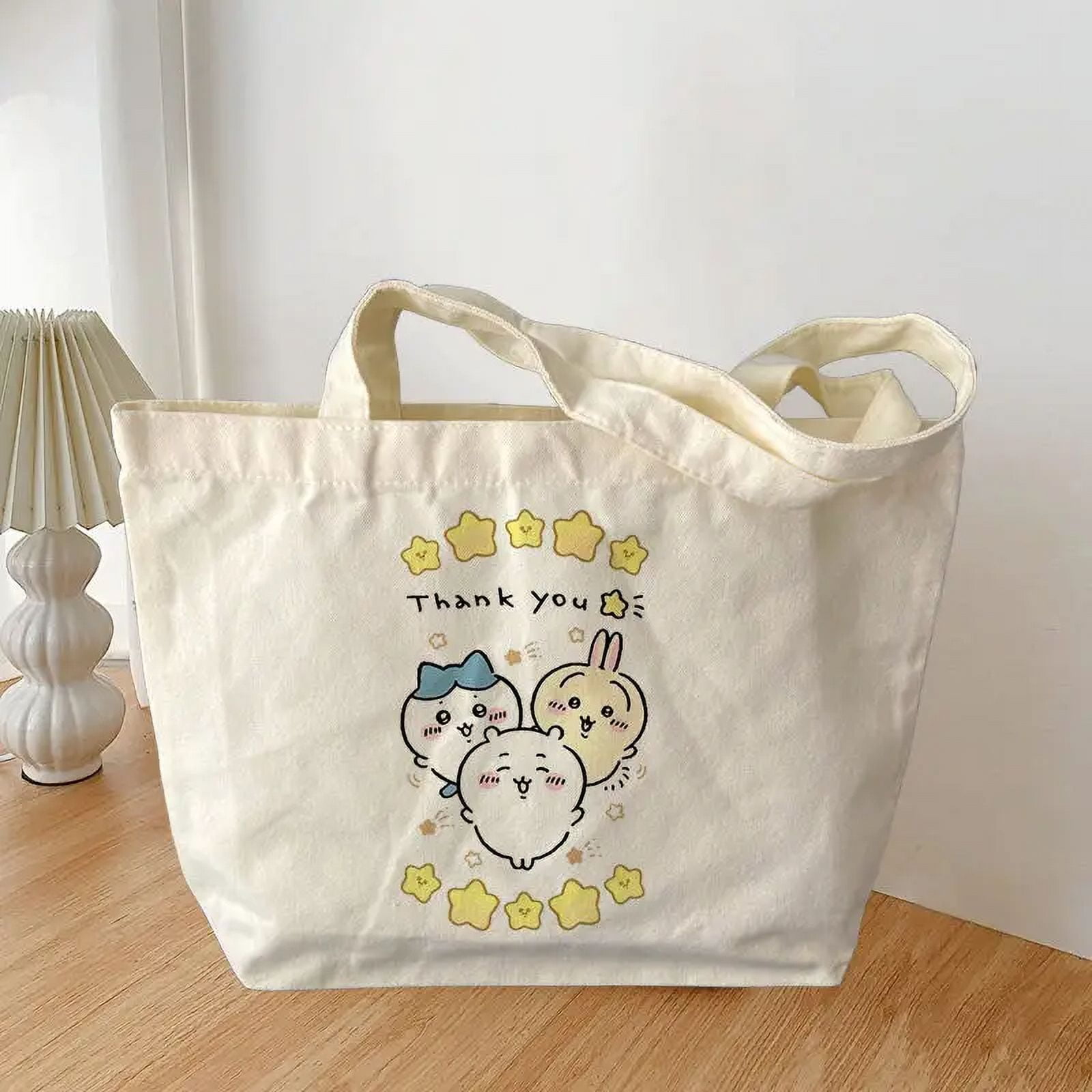 Chiikawa Peripheral Anime Kawaii Student Book Bag Canvas Bag Cute ...