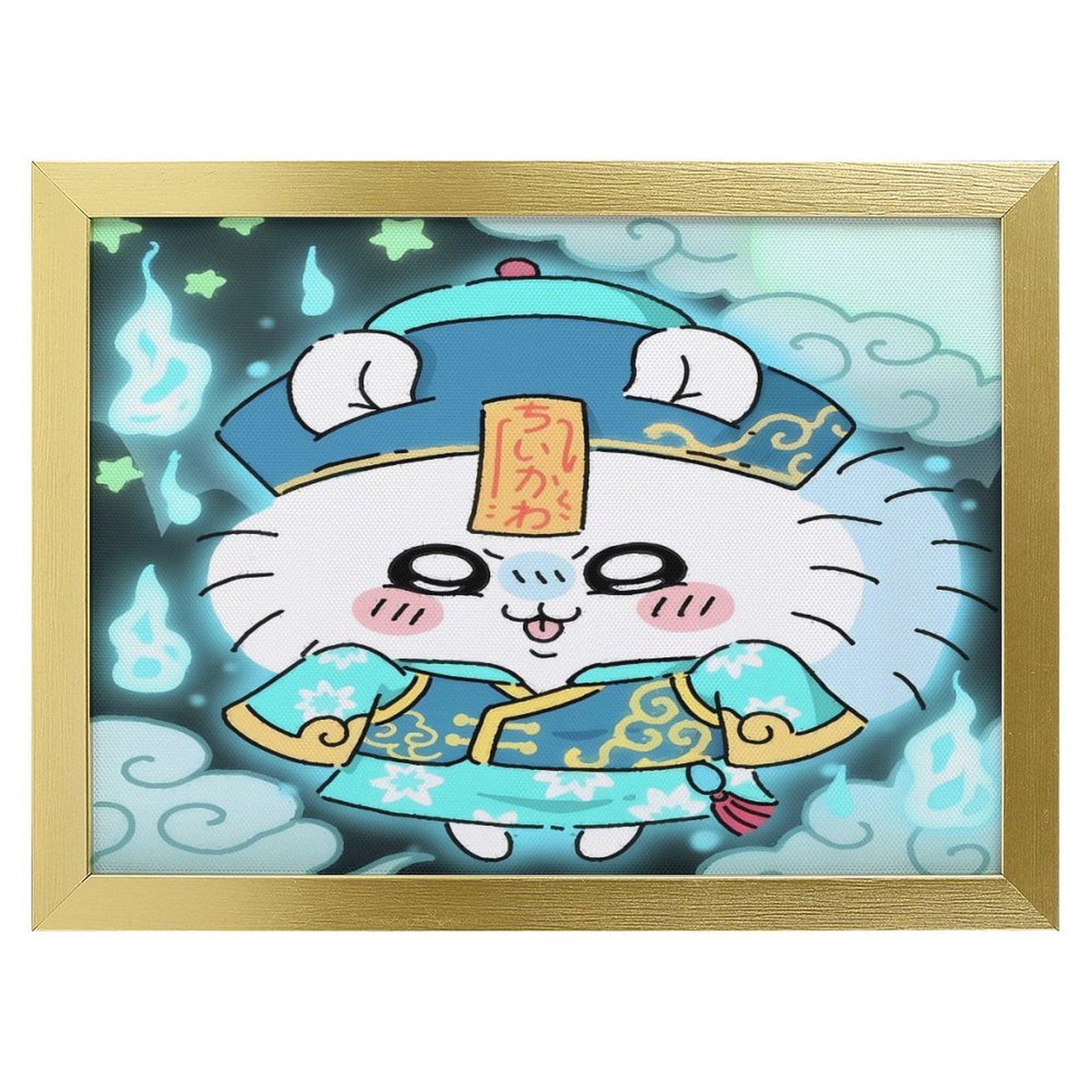 Chiikawa Plane Outer Frame Decorative Canvas Painting Wall Hanging Art ...